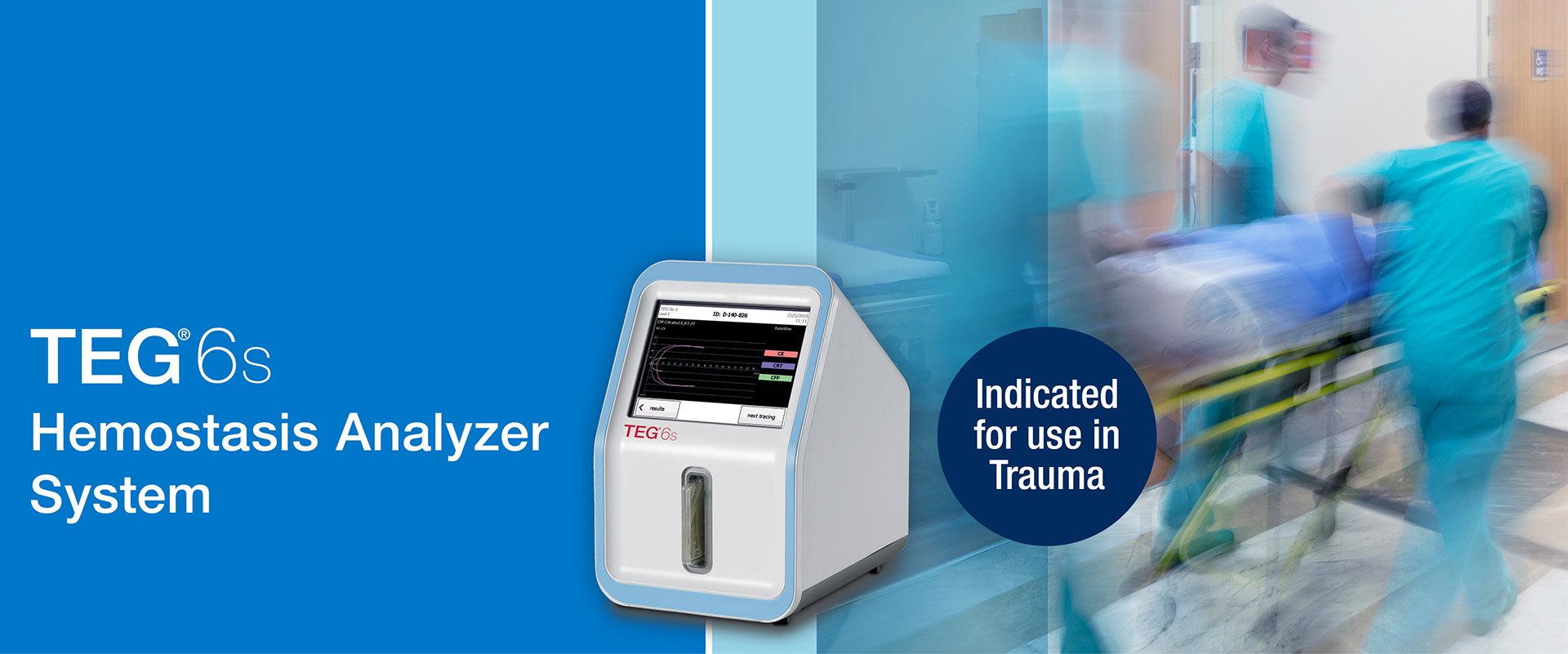 TEG analyzer system for Critical Care